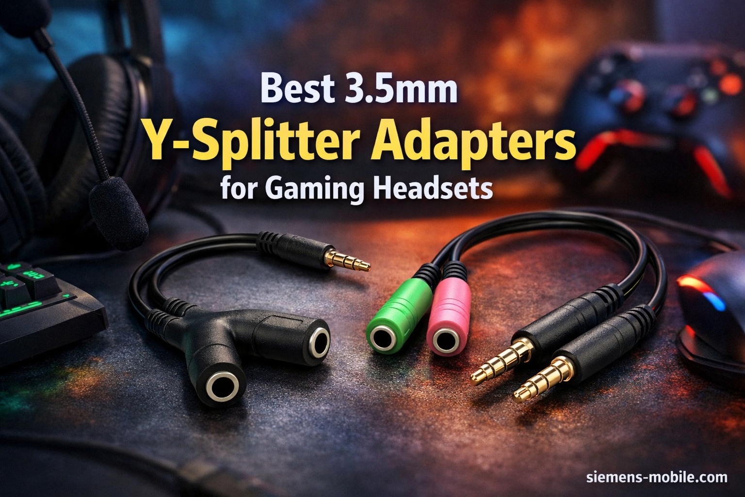 8 Best 3.5mm Y-Splitter Adapters for Gaming Headsets (March 2026) reviews