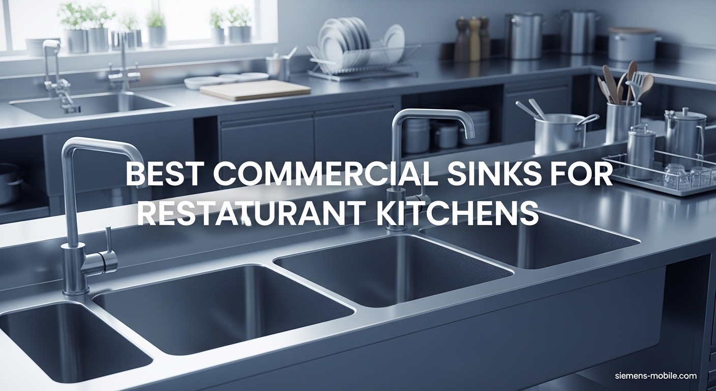 11 Best Commercial Sinks for Restaurant Kitchens (April 2026)