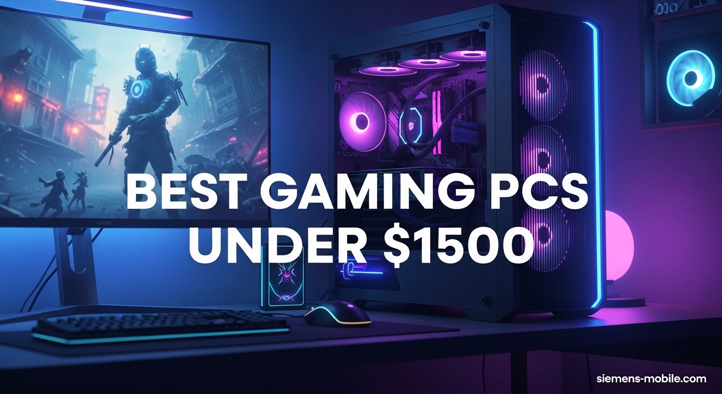 12 Best Gaming PCs Under $1500 (April 2026) Expert Reviews