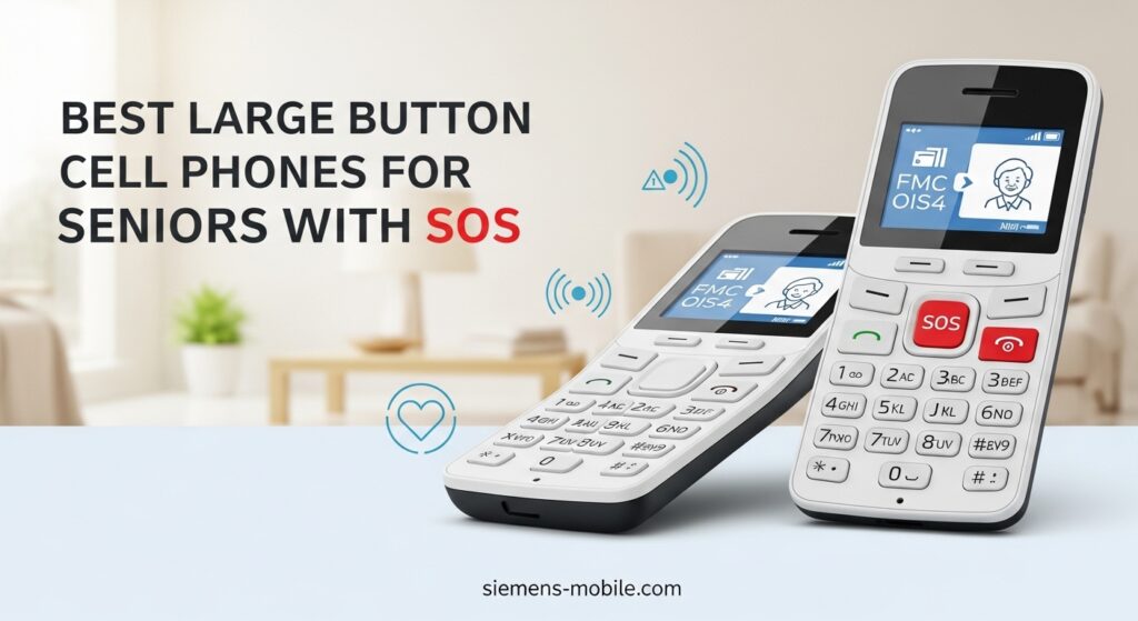10 Best Large Button Cell Phones for Seniors with SOS (April 2026) guide