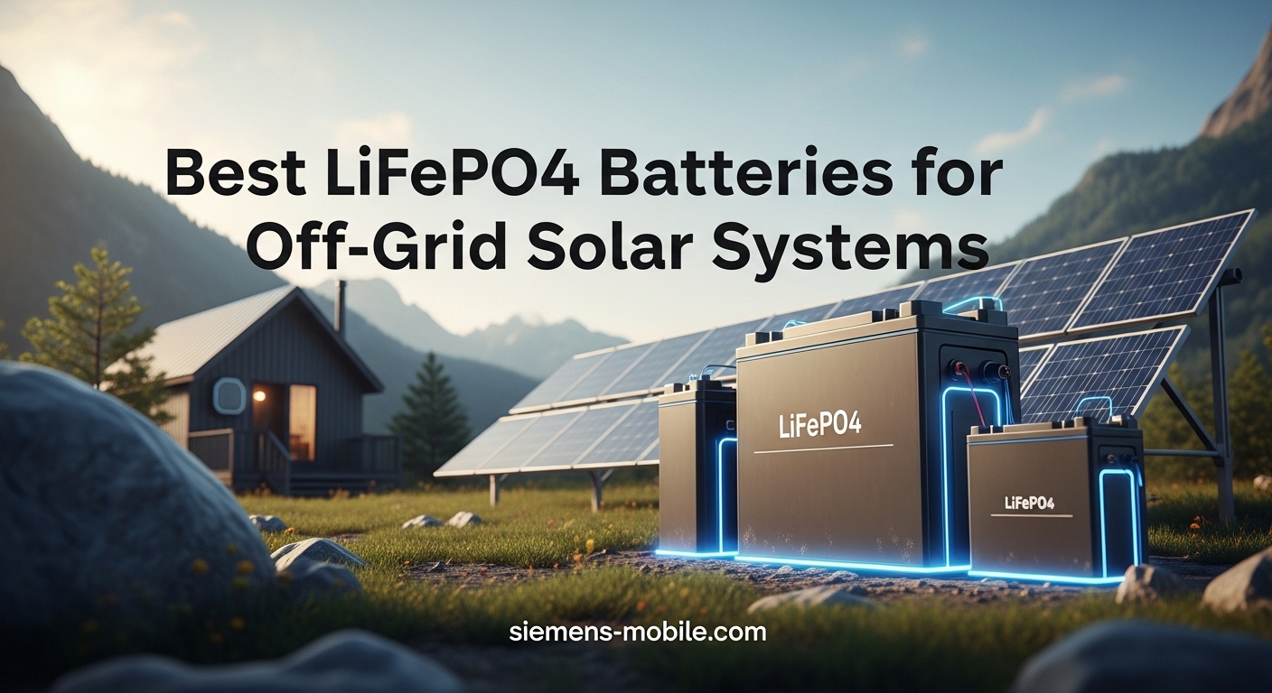 8 Best LiFePO4 Batteries for Off-Grid Solar Systems (April 2026) guide