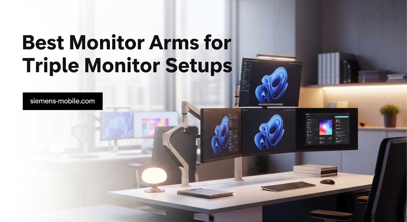 8 Best Monitor Arms for Triple Monitor Setups (April 2026) guide