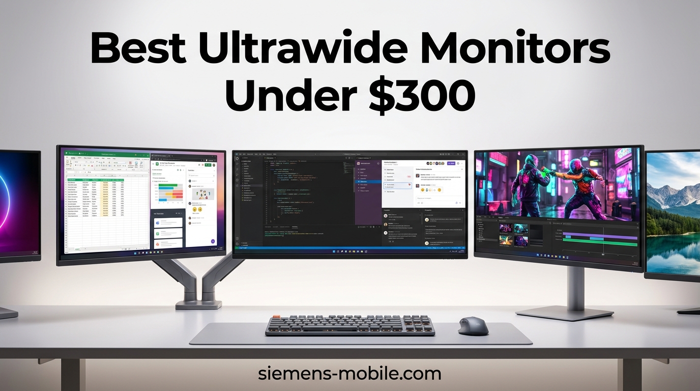 8 Best Ultrawide Monitors Under $300 (May 2026) Expert Reviews