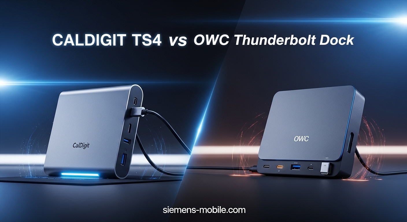 CalDigit TS4 vs OWC Thunderbolt Dock (April 2026) guide